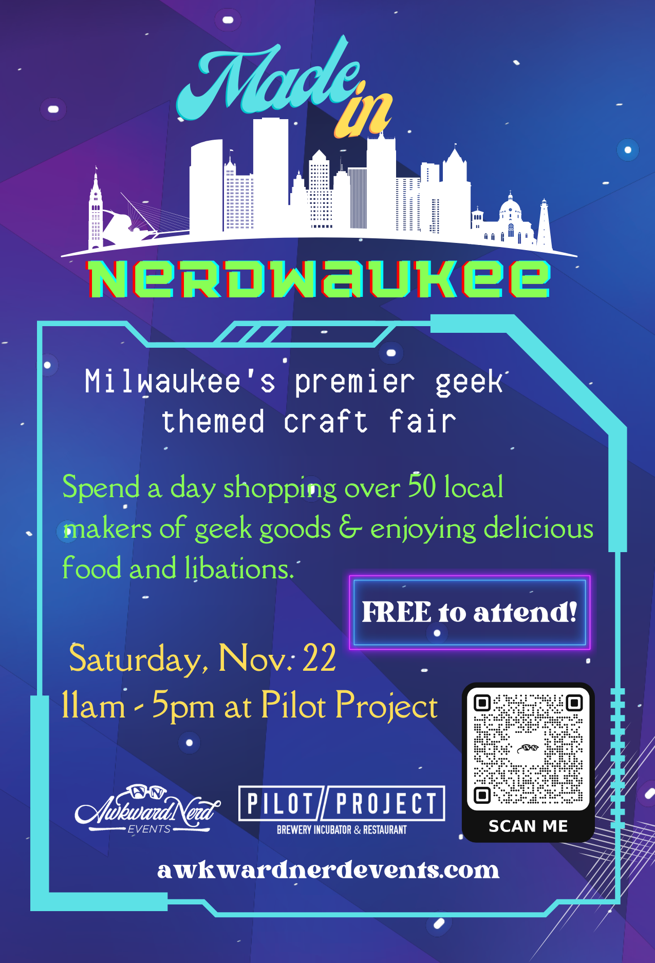 Made In Nerdwaukee - 2025 – Awkward Nerd Events