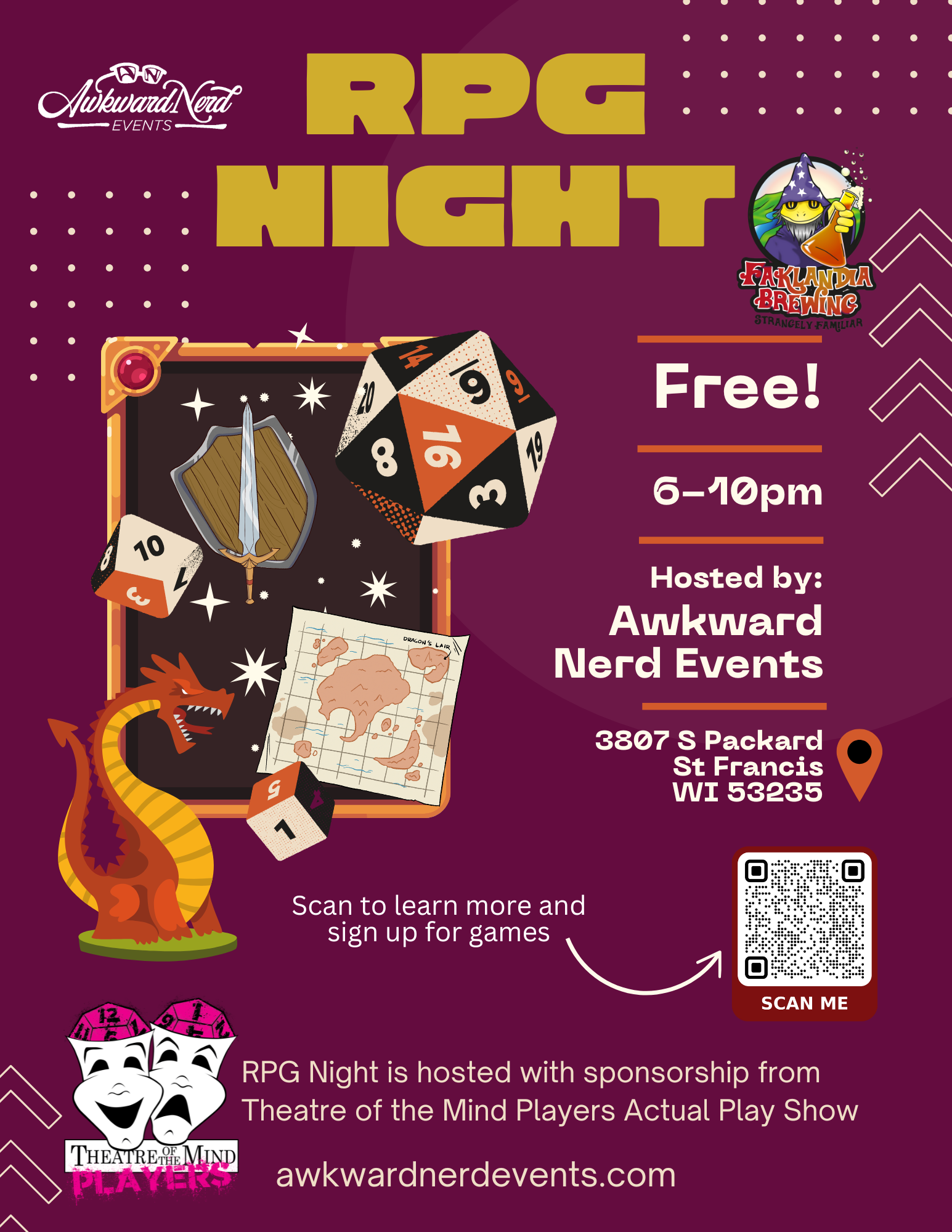 RPG Night – Awkward Nerd Events